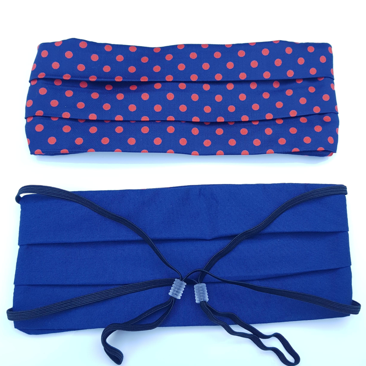 ‘SUAVE’ REVERSIBLE PLEATED FACE MASK - Fabface Coverings