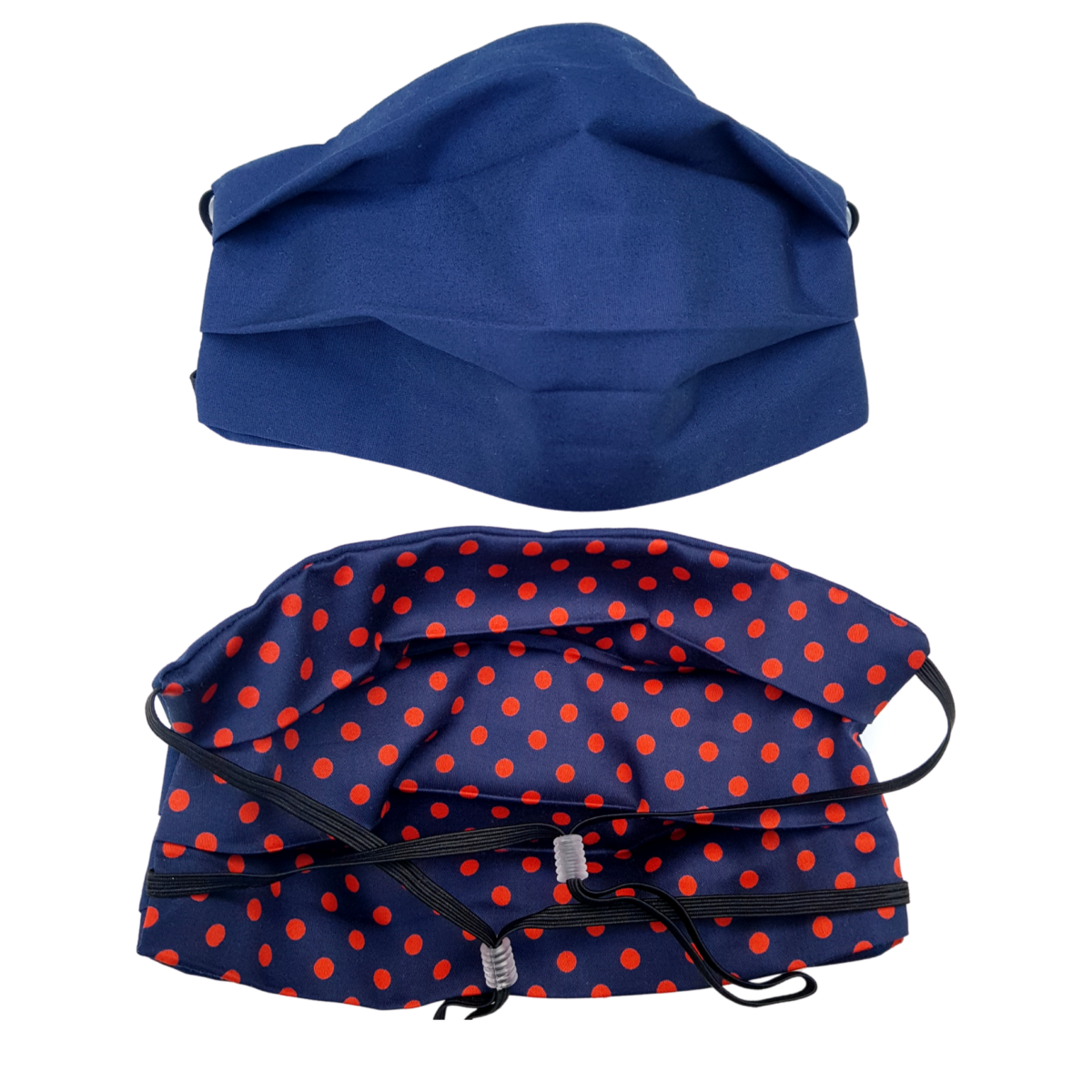 ‘SUAVE’ REVERSIBLE PLEATED FACE MASK - Fabface Coverings