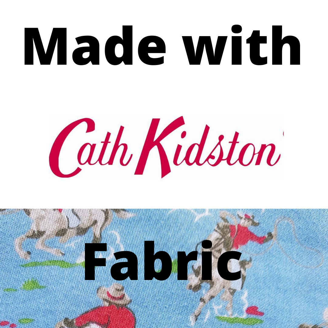 ‘COWBOY’ LUXURY CATH KIDSTON FABRIC PLEATED FACE MASK - Fabface Coverings
